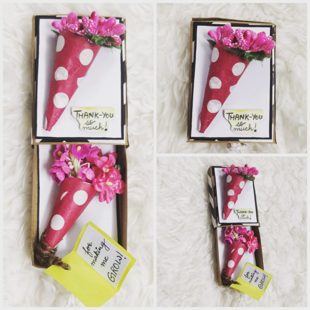 Best Homemade Match Box Card Online in India | Zupppy